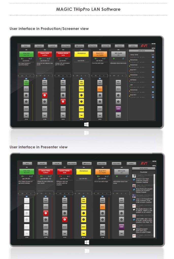AVT MAGIC THipPro Telephone Hybrid - Eurocom Broadcast