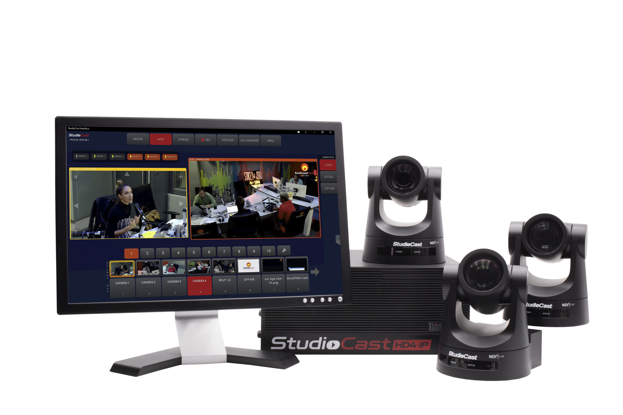 STUDIOCAST HD4IP BUNDLE - Eurocom Broadcast