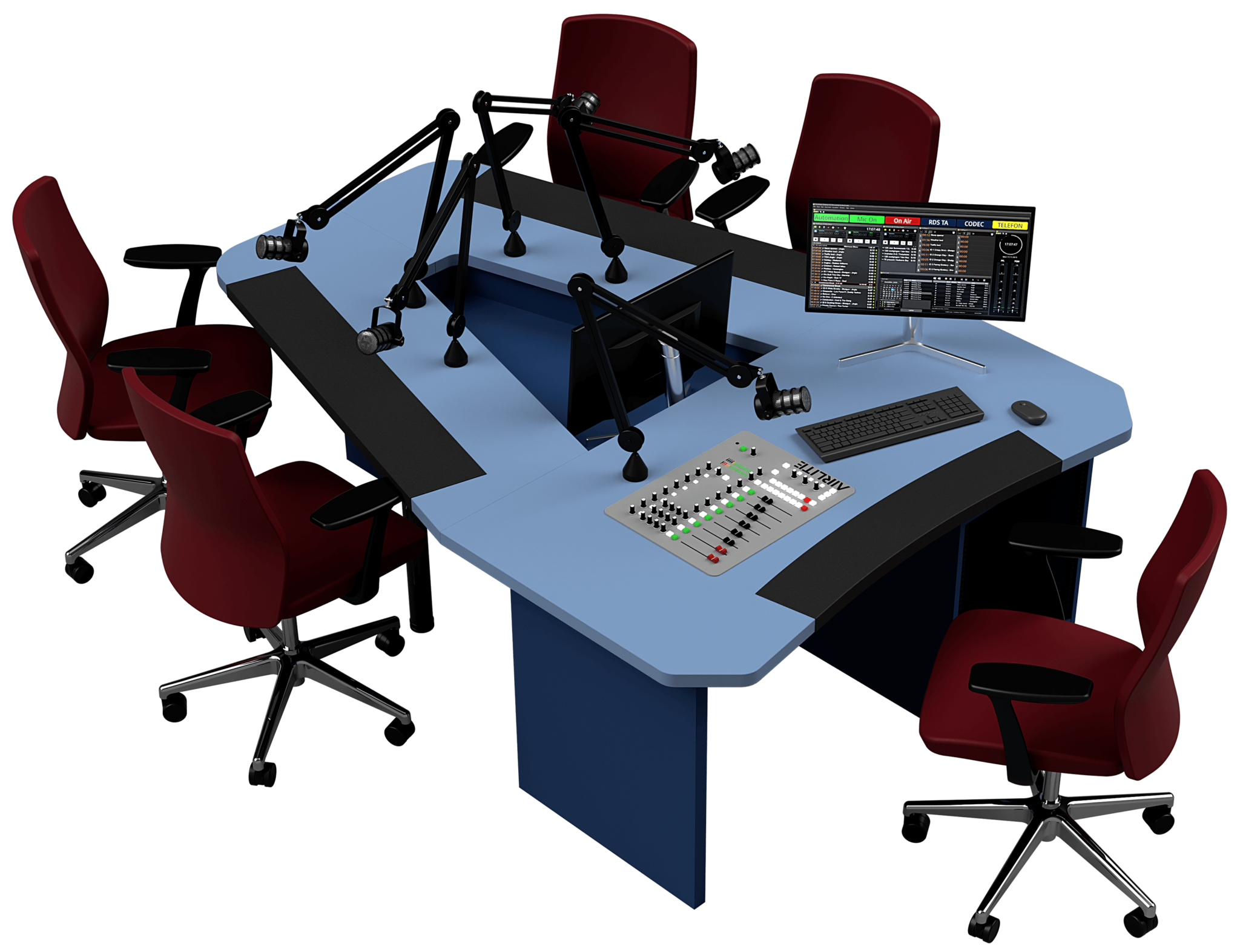 TOP DESK RADIO L - Eurocom Broadcast
